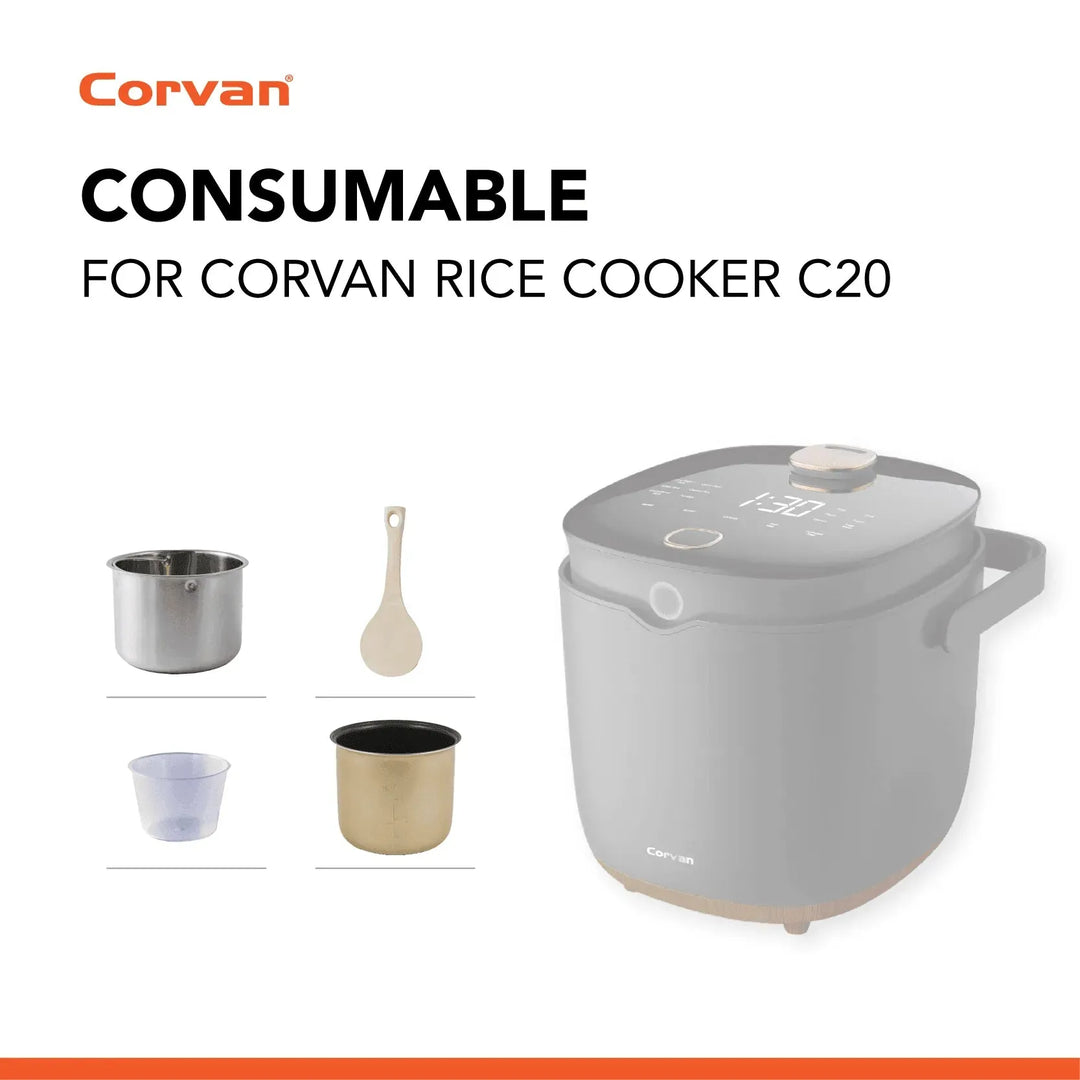 Corvan Rice Cooker C20 Genuine Consumables & Parts – Corvan Home Appliances